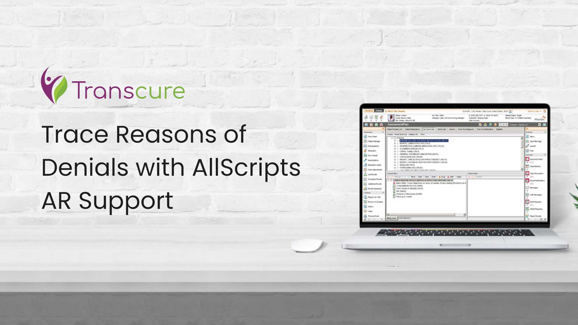 AllScripts AR Management | AllScripts AR Support | Transcure LLC