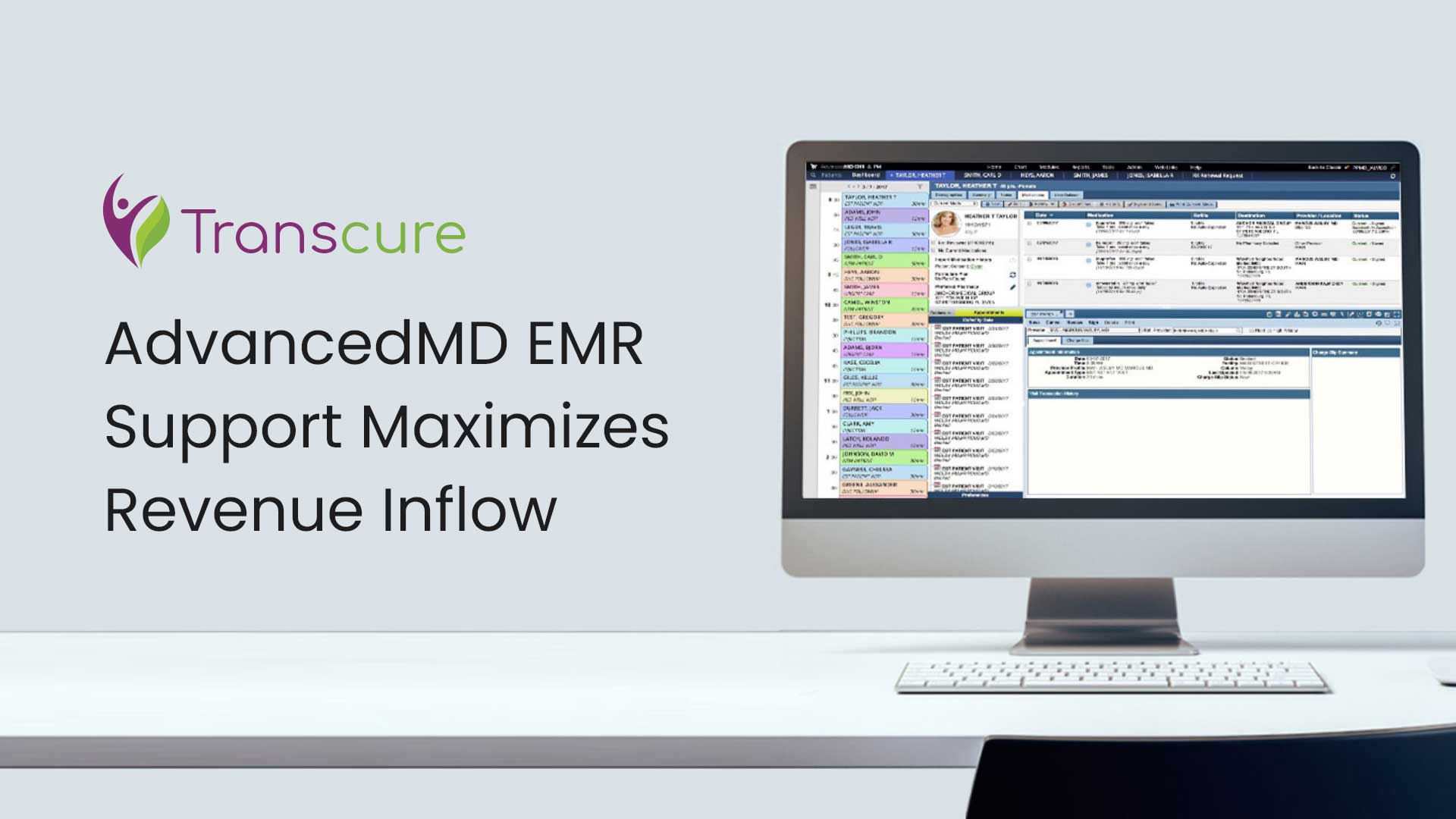 AdvancedMD EMR Support by Experts at Transcure